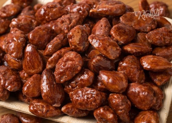 Grauzdētas mandeles ar kafijas garšu, 1 kg - Rieksti Jums